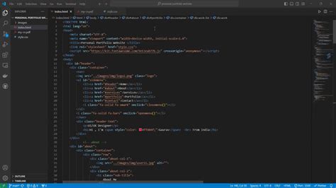 Created A Personal Portfolio Website For Prodigy Infotech Gourav