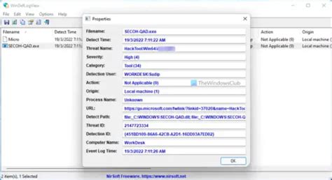 Read Windows Defender Event Log Using Windeflogview