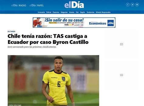 Byron Castillo Fallo De Tas Ecuador Irá Al Mundial Qatar 2022 Pero