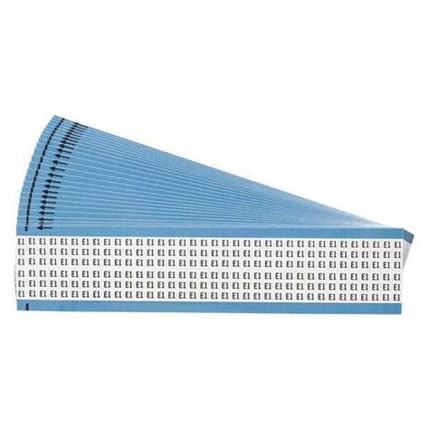 Brady Wire Markers Legend E1 Black White Pk25 Wm E1 Pk Zoro