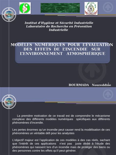 Modelisation Du Risque Incendie Partie 1 Pdf