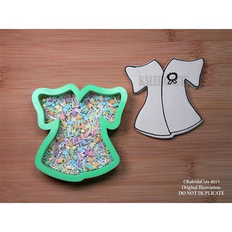 Grad Gown Cookie Cutter Kaleidacuts