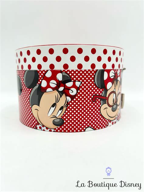 Boite à musique Minnie Mouse noeud Disneyland Paris 2018 Disney rouge