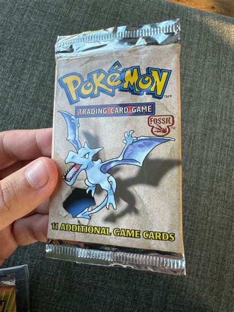 Wizards Of The Coast 1 Blister Pokemon Factory Sealed Fossil