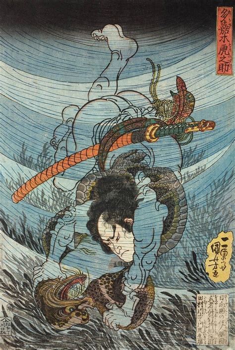 歌川国芳Utagawa Kuniyoshi 1798年 1861年 浮世绘歌川派晚期的