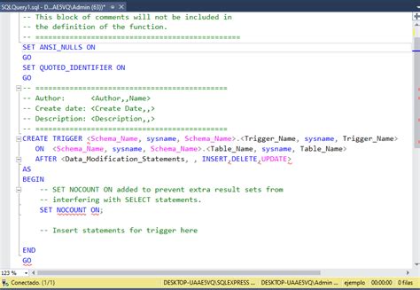 Sql Trigger O Desencadenadores Sqlserverdb