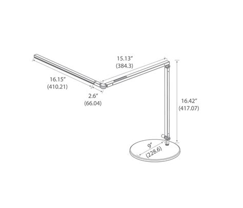 Z Bar Led Desk Lamp Metallic Black A Fine Table Lights By The Hands