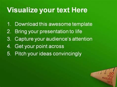 Do You Measure Up Metaphor PowerPoint Themes And PowerPoint Slides 0411