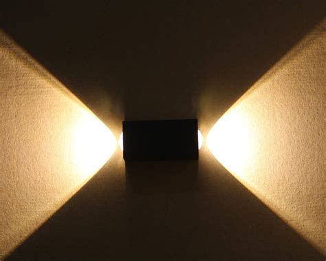 Warm White Aluminium 6W LED Two Way Wall Light For Decoration At Rs 1050 Piece In Surat