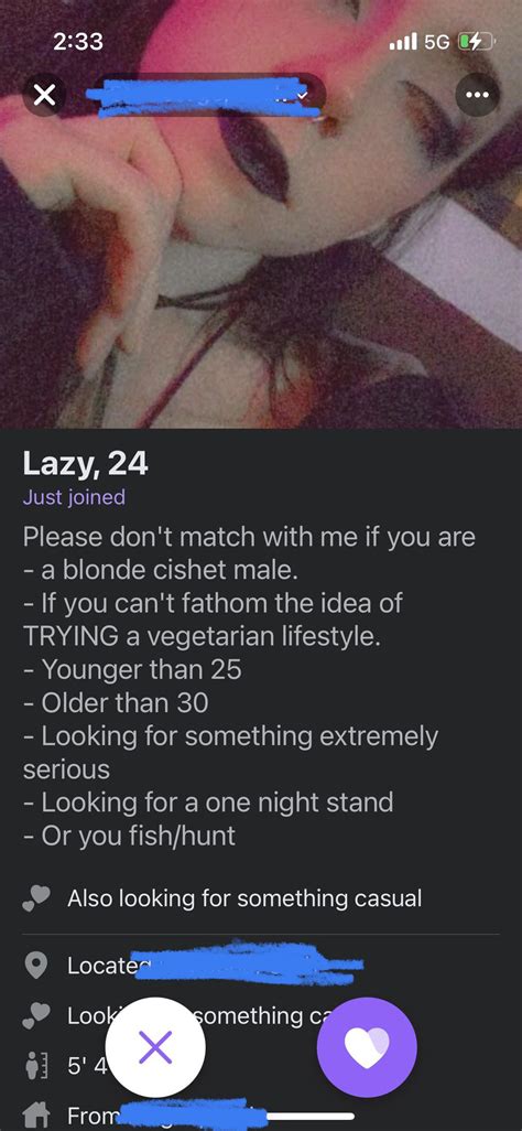Shes Not Lazy With Her Wants Tinder