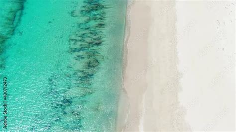 Vidéo Stock Drone Shot Of A Secluded White Sandy Beach In Hawaii Beautiful Aqua Sea Marvelous