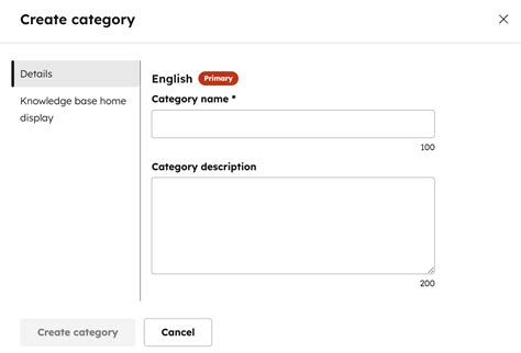 Manage Knowledge Base Categories Subcategories And Tags