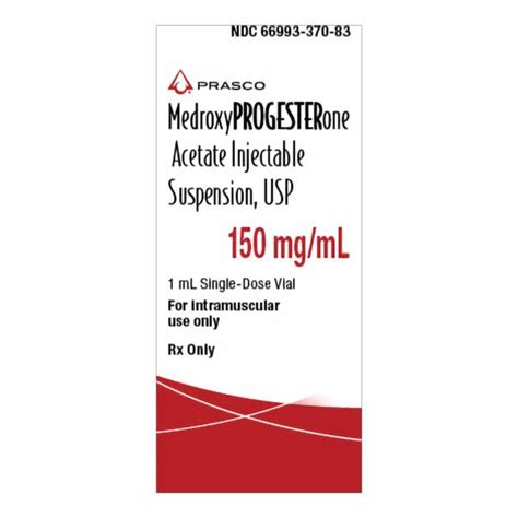 Medroxyprogesterone Acetate Sdv 150mg Ml 1ml 66993037083