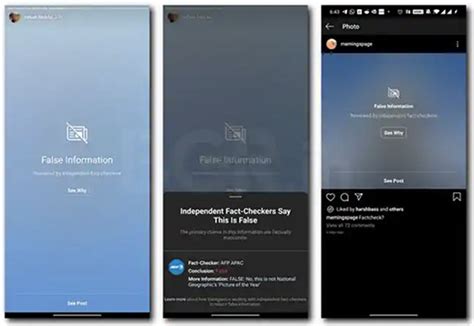 Instagram Now Fact Checks Stories Blurs Out Fake News Ortiz Theyeop