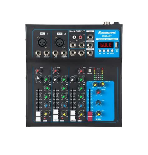 4채널 오디오 인터페이스 Usb 오디오 믹서 사운드 보드 믹싱 콘솔 내장 블루투스 Mp3 컴퓨터 입력 48 티몬