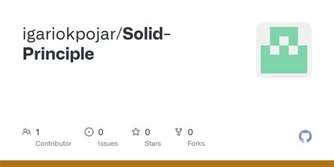 Github Igariokpojar Solid Principle