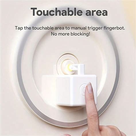 Tuya Smart Zigbee Finger Bot Plus Botón De Interruptor Varilla De