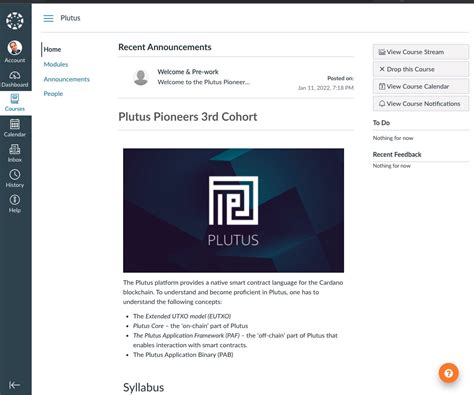 Essential Resources And Documentation For The Plutus Pioneer Program