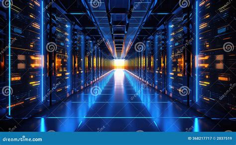 Infrastructure Modularity Blue Gradient Concept Icon Cartoon Vector 249058035