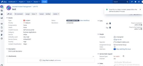 hi i need to get a custom pop up message in jira