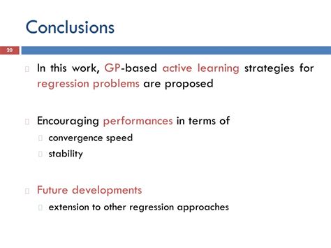 Ppt Gaussian Process Regression Within An Active Learning Scheme