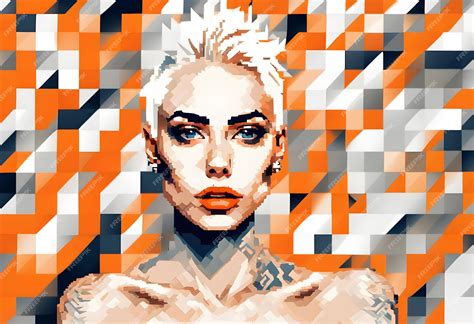 Premium Photo Pixel Art Vectorstyle Image Of Fashion