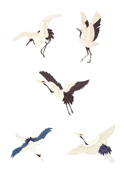白鹤元素插画图片 白鹤元素插画素材 白鹤元素插画模板 设图网