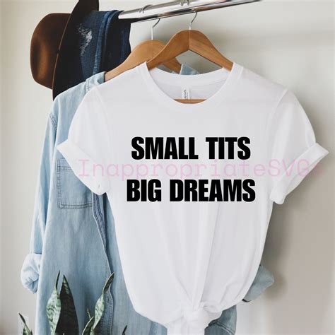 Small Tits Big Dreams Svg Funny Svg Crop Top Svg Small Tits Svg Big Dreams Svg