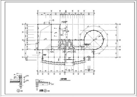 某会所全套建筑cad施工图纸 娱乐餐饮建筑 土木在线
