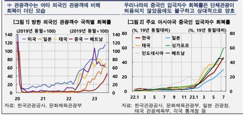 한은 중국 단체관광 재개 올해 한국 성장률 006p 높일듯 나무뉴스