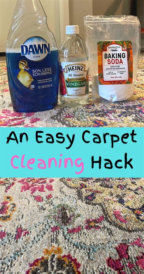 The Easiest Carpet Cleaning Hack Ever Carpet Cleaning Hacks Homemade