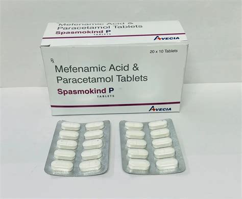 Mefenamic Acid And Paracetamol Tablet At ₹ 70box Mefenamic