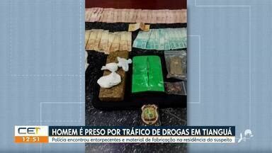 CETV ª Edição Fortaleza Homem é preso por tráfico de drogas em Tianguá Globoplay