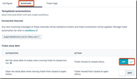 Set Up Ticket Pipeline Automation