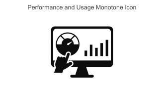 Performance And Usage Monotone Icon Icon In Powerpoint Pptx Png And Editable Eps Format PPT Template