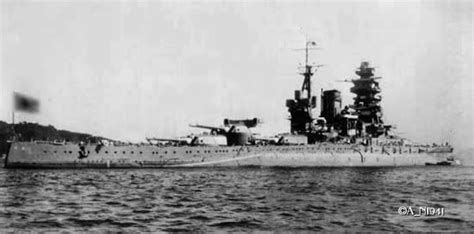 Tosa Class Battleship Imperial Japanese Navy Battleship Warship
