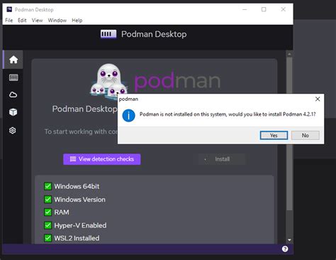 I Installed Podman And Podman Desktop On My Windows Pc Red Hat Developer