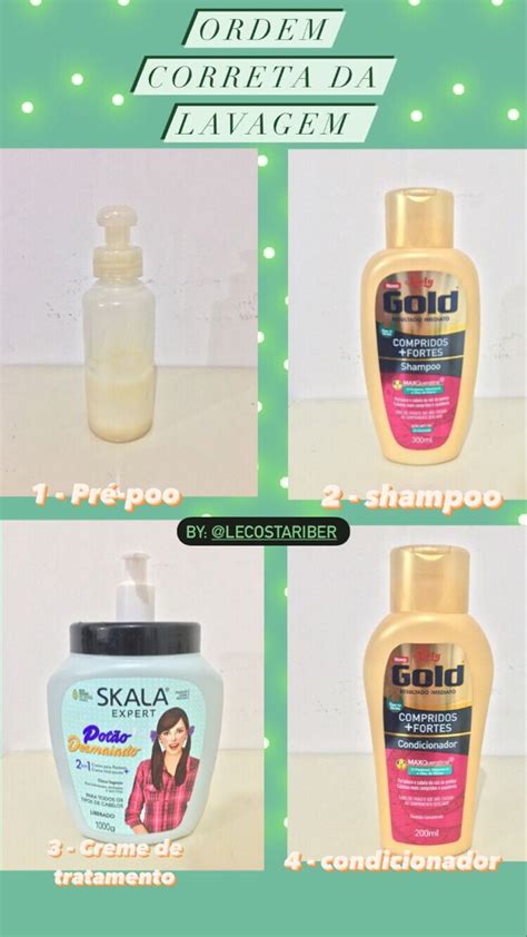 Ordem de lavagem do cabelo Hidratação para cabelos danificados Lavar cabelo Penteado simples