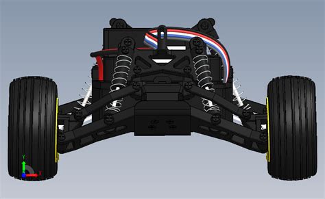 无线电遥控卡车solidworks 2012模型图纸下载 懒石网