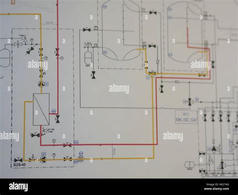 Wiring Diagram Electricity Stock Photo Alamy
