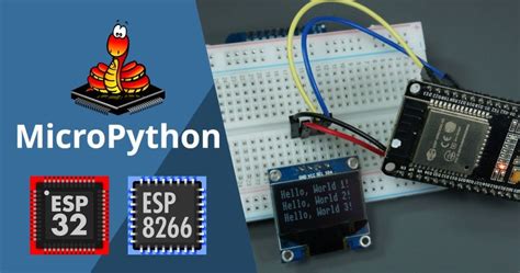 สอน Micropython Esp32 Micropython การใช้งานจอแสดงผล Oled ด้วย Esp32