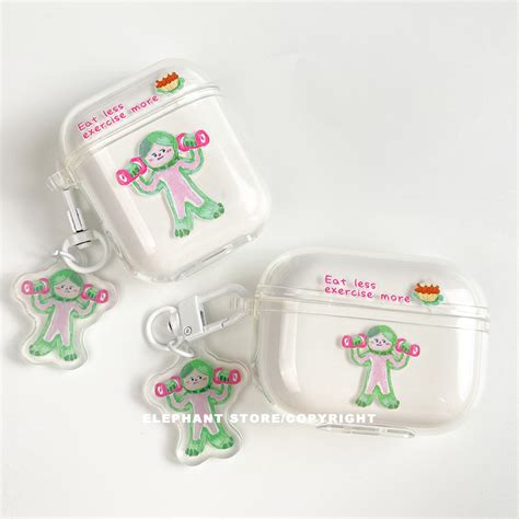 Ins可爱个性创意airpods Pro耳机壳适用于苹果23代软壳airpodspro2保护套壳airpods华为freebudspro3