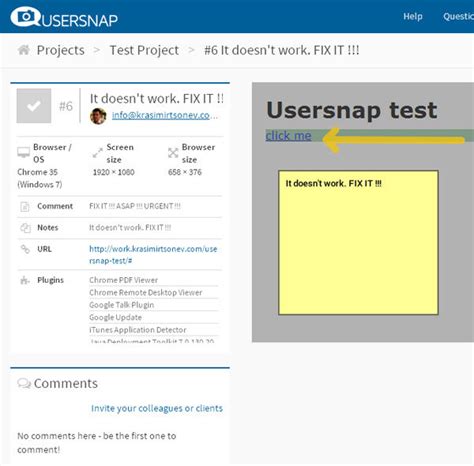 Usersnap The Holy Grail Of Bug Reporting