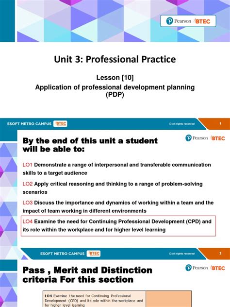 Week 10 Application Of Professional Development Planning Pdp Pdf Goal Audit