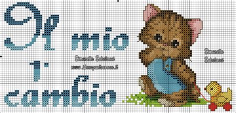 SCHEMA PUNTO CROCE GATTINO IL MIO PRIMO CAMBIO