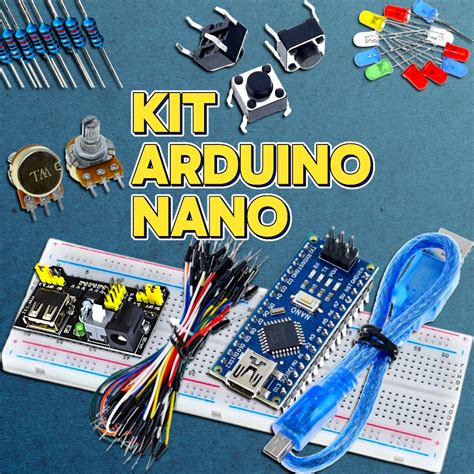 Kit Arduino Nano Iniciante Ao Avançado Com Protoboard E Fonte