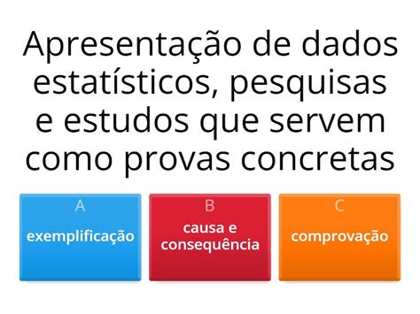 Tipos De Argumentos Quiz Tipos De Argumentos Quiz
