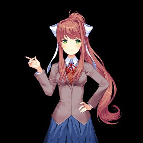 Monika Sprite 3 Ddlc By Chrisaimdead On Deviantart