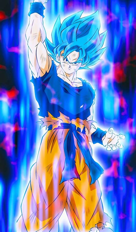 Goku Ssb Dragon Ball Super Dragon Ball Painting Anime Dragon Ball Dragon Ball Super Manga