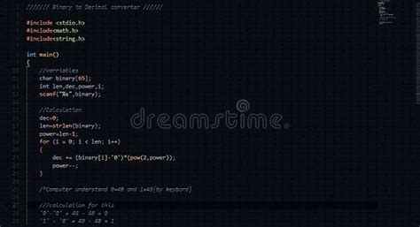 C Programming Hd Wallpaper In Vs Code Stock Illustration Illustration